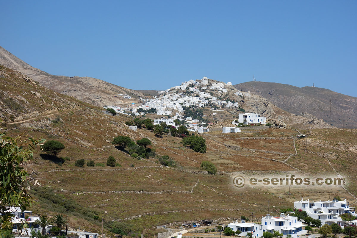 Geography and location of Serifos